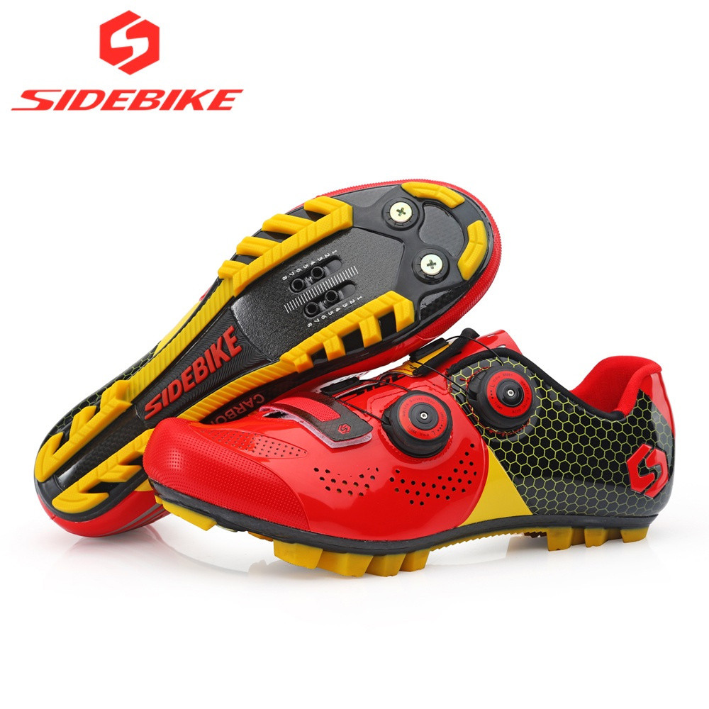 Sidebike MTB cycling shoes carbon mountain bike shoes men self-locking ...