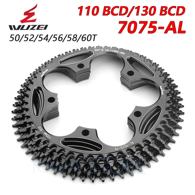 WUZEI Road Bike Chainwheel Folding 110/130 BCD Round Narrow Wide ...