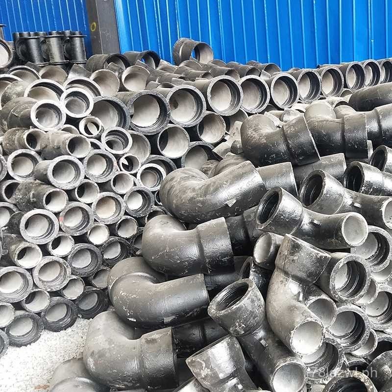 National Standard Ductile Iron Double Flange Elbow Pipe90Carbon Steel ...