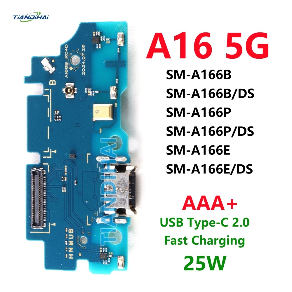 AAA+ For Samsung Galaxy A16 5G A166B A166E A166 USB Charging Port Board ...