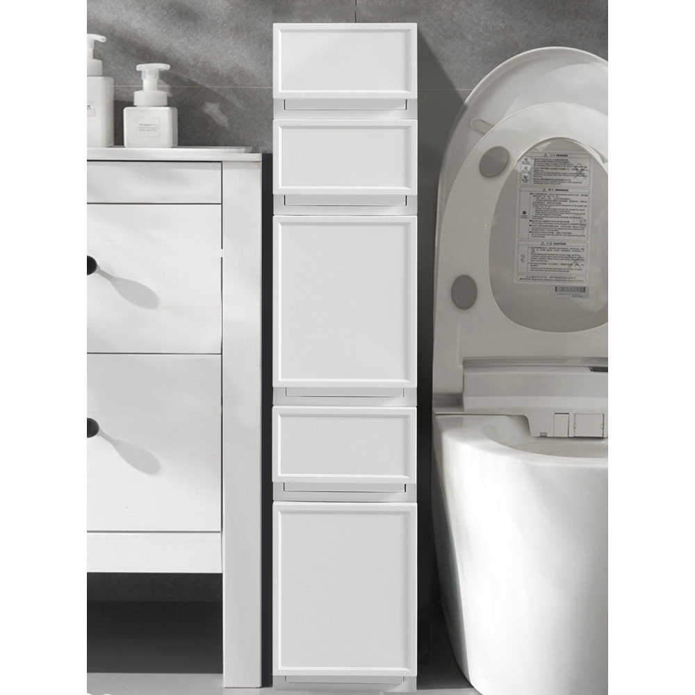 18CM Narrow Gap Storage Cabinet Drawer Type Gap Cabinet Plastic ...