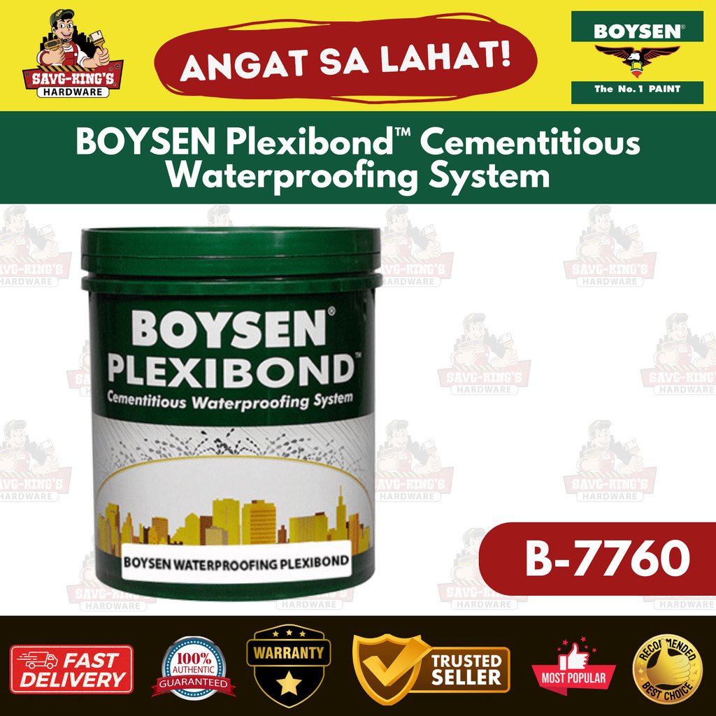 BOYSEN Plexibond™ Cementitious Waterproofing System B‑7760 | Shopee ...