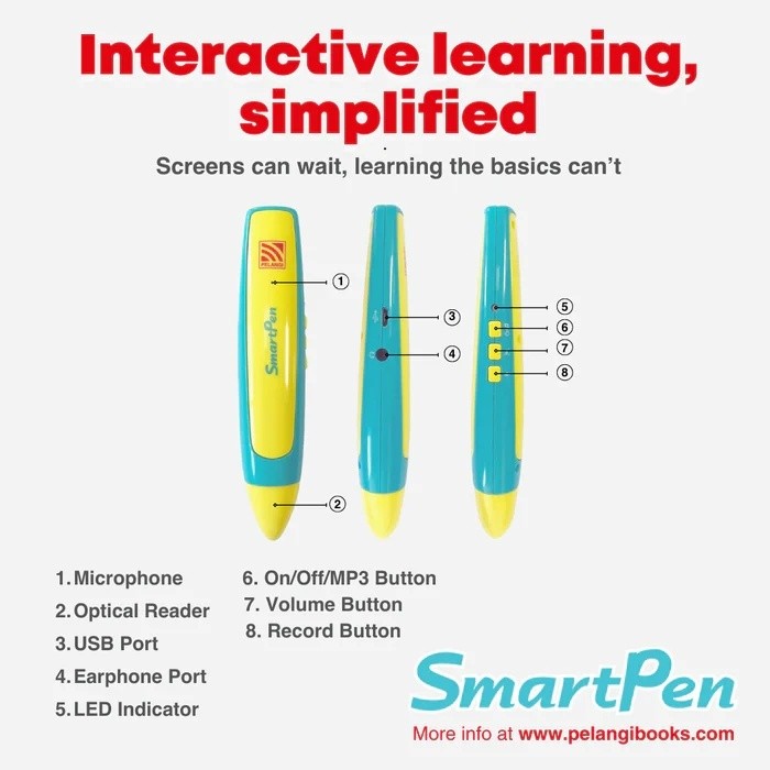 Preschool & Early Education Interactive Reading Materials Smart Pen ...