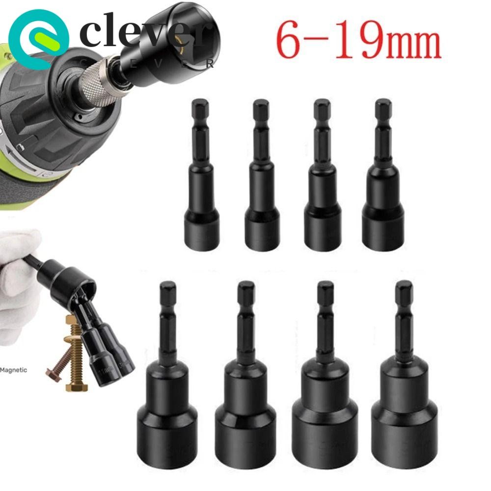 CLEVER Magnetic Nut Driver Socket, 6-19mm Hand Tool Parts Electric ...