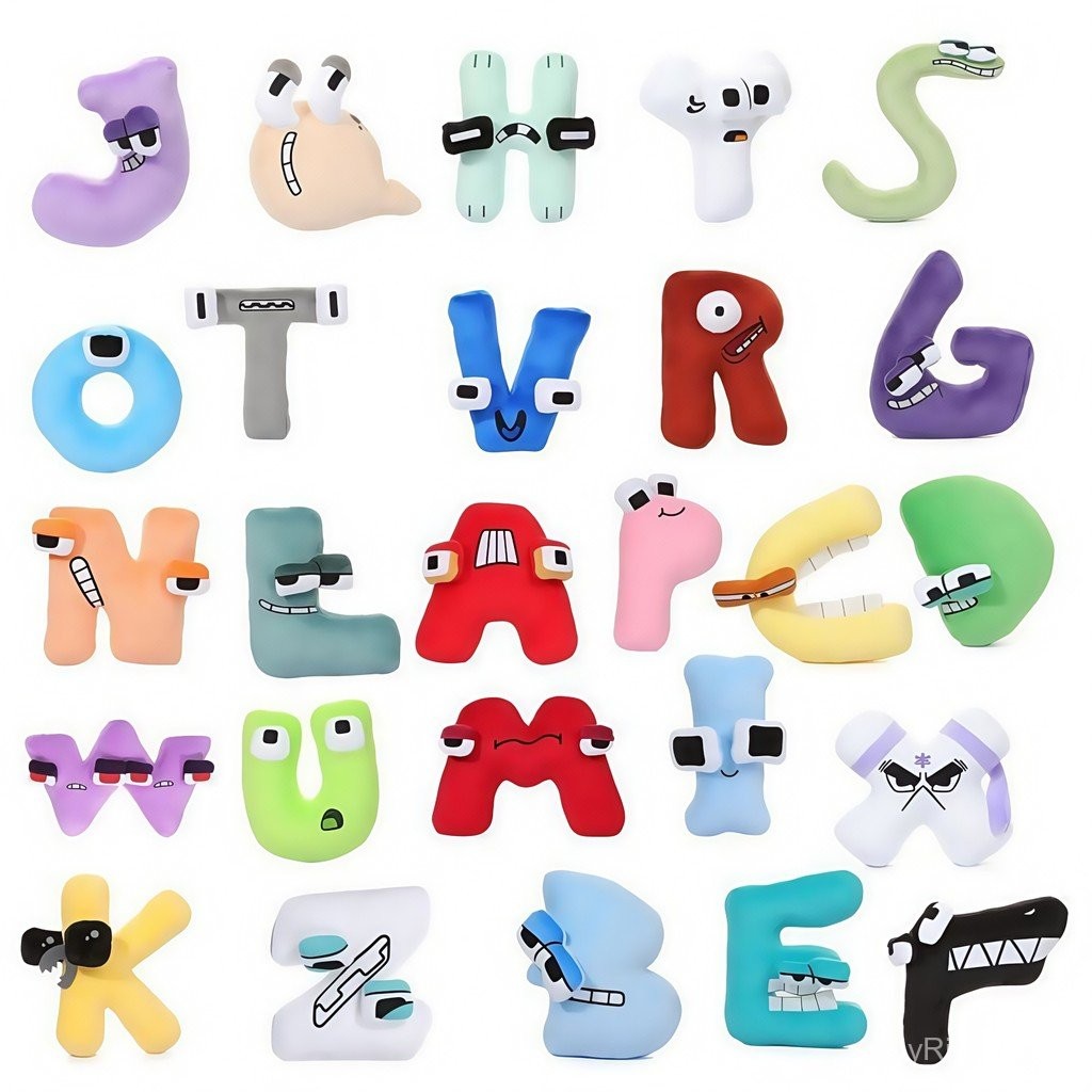 ABC 123 Plush Educational Toys for Kids | 36 Soft Letters & Numbers ...
