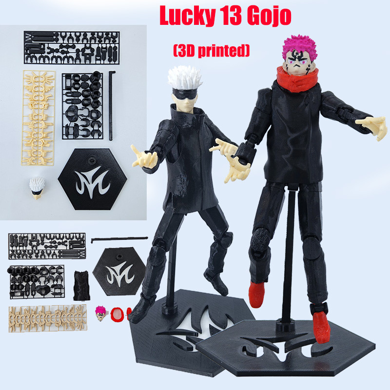 3D Printed Gojo Lucky 13 Dummy Action Figure Jujutsu Kaisen Itadori ...