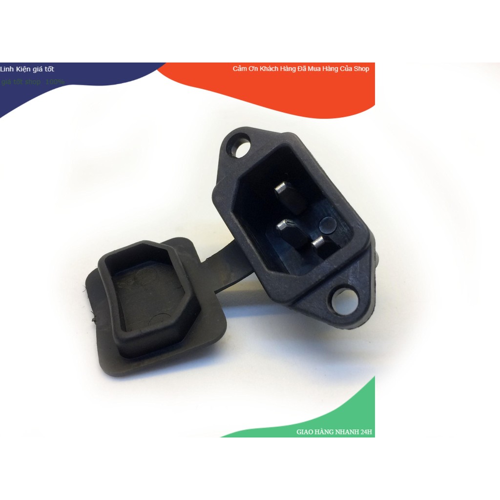 3-pin male power jack with rubber cap | Shopee Philippines