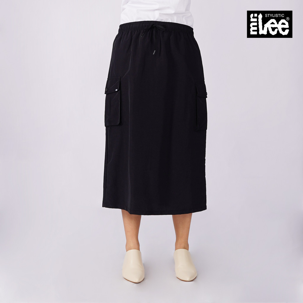 Stylistic Mr. Lee Ladies Basic Non-Denim Skirt 174494 (Black) | Shopee ...