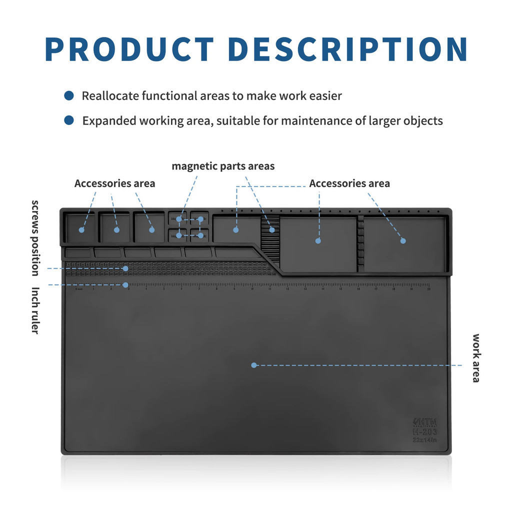 Repair Pad With Magnetic Heat-Resistant Soldering Station Silicon ...