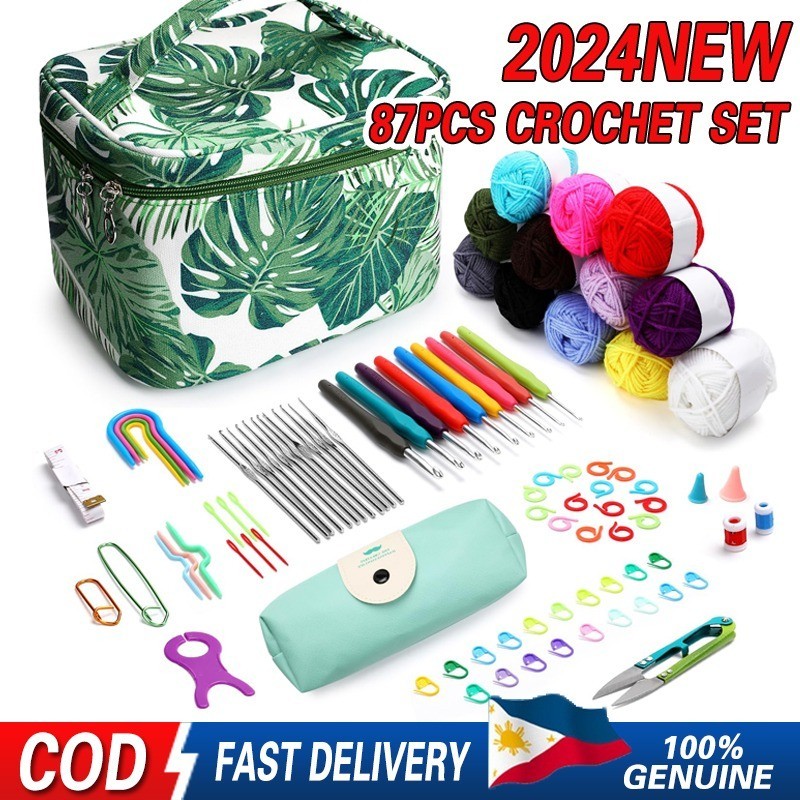 Beginner Crochet Kit For Adults Knitting Starter Kit Adults And Kids ...