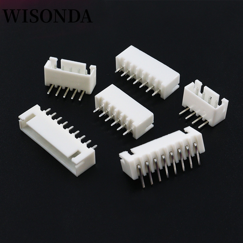 50PCS/Lot XH2.54 Header Connector Straight Pin Angled Pin 2P 3P 4P 5P 6Pin 8P 10P 12P 2.54mm ...