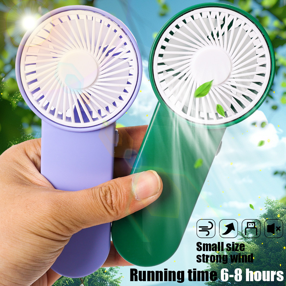 Handheld Fan - Battery Powered Long Endurance Fan - Super Mute Cooling ...