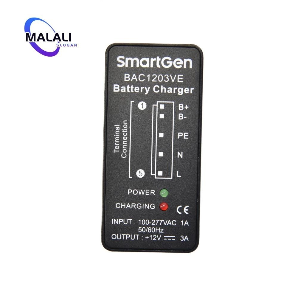 SmartGen BAC1203VE 3A 12V Generator Battery Charger Intelligent Float ...