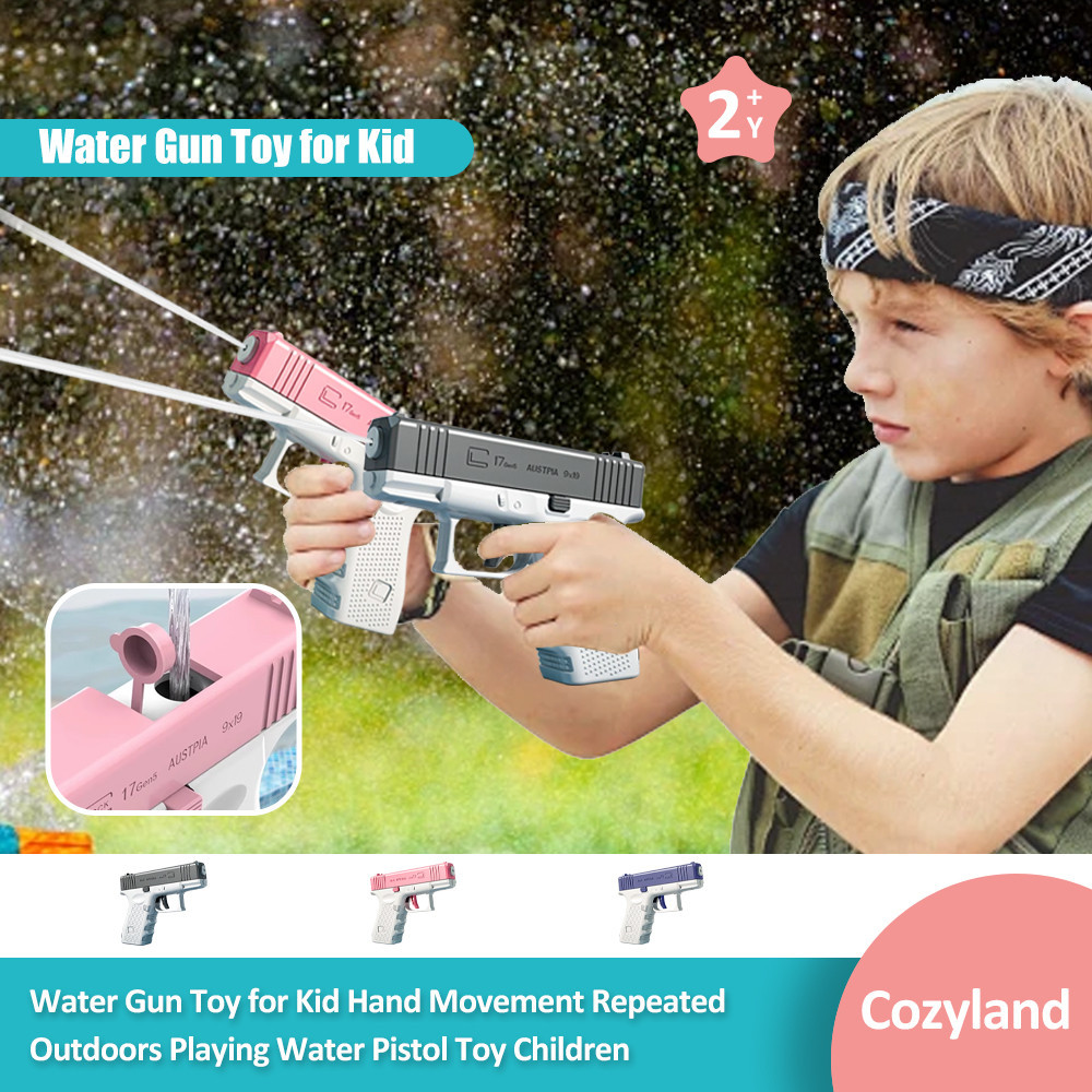 Cozyland Water Gun Toy for Kid Water Pistol Toy Children Hand Movement ...