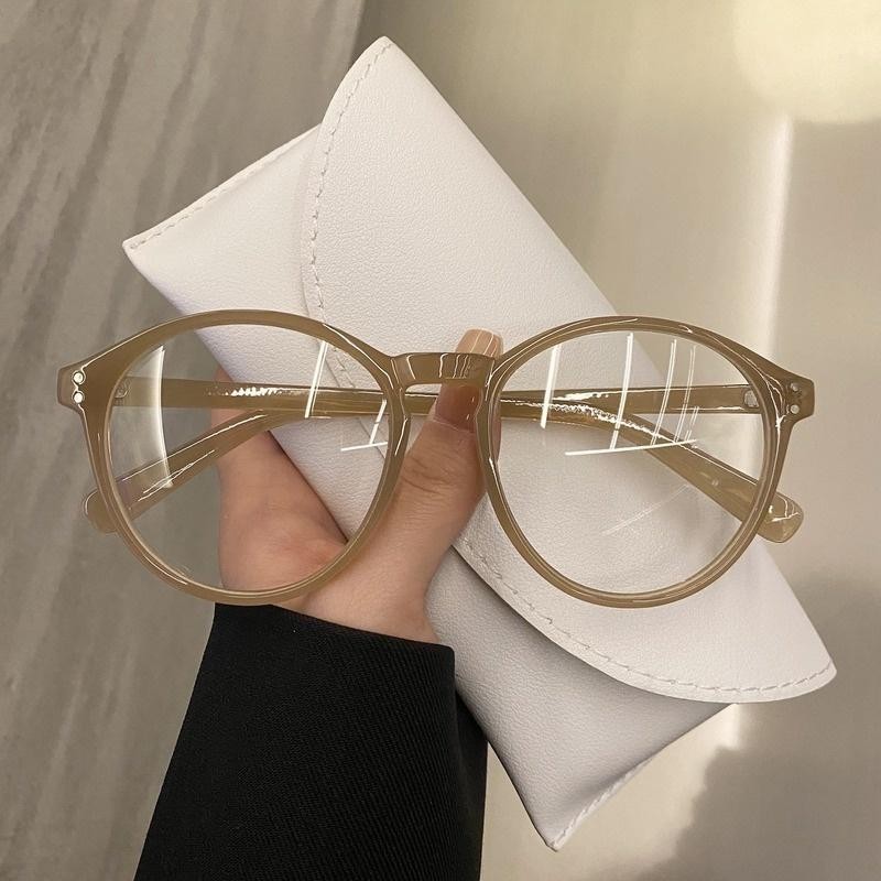 Anti Radiation and Anti Blue Light Circular Frame Flat Mirror | Shopee ...