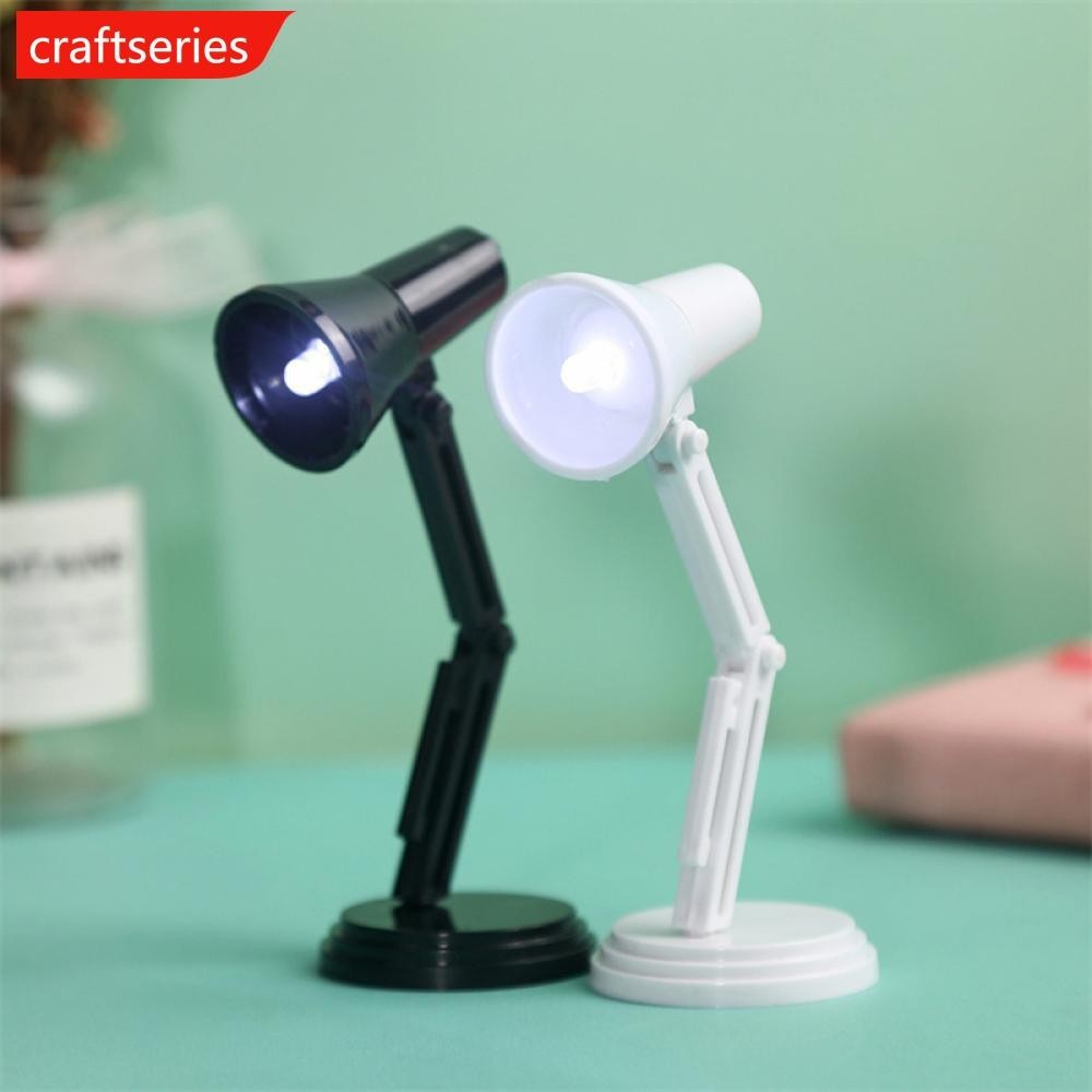 CRAFTSERIES Mini Foldable Table Desk Lamp LED Bedroom Study Reading ...
