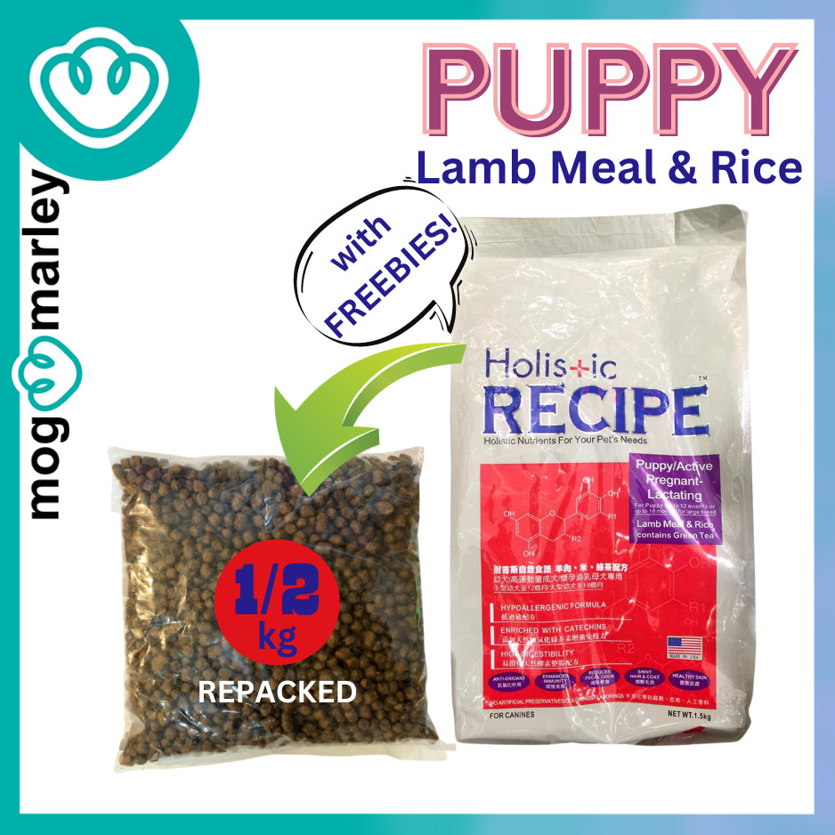 Holistic Recipe Puppy Lamb Meal & Rice Healthy Skin Shiny Coat Dry Dog ...