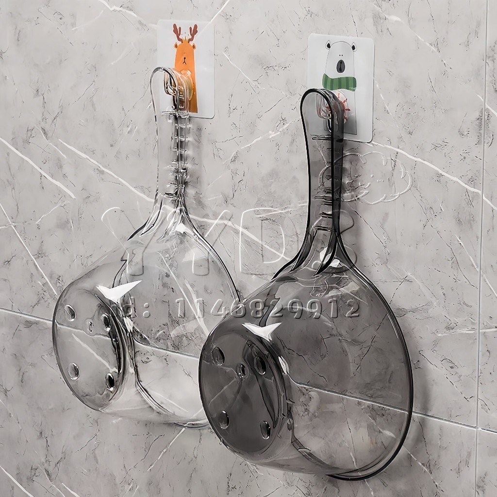 Transparent Plastic Tabo Big Water Dipper Clear Scooper Bathroom Toilet ...