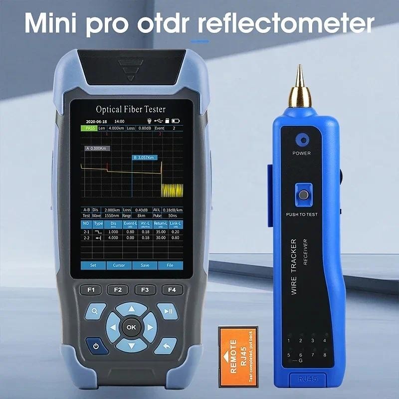 Pro mini OTDR Fiber Optic Reflectometer with 9 Functions VFL OLS OPM ...