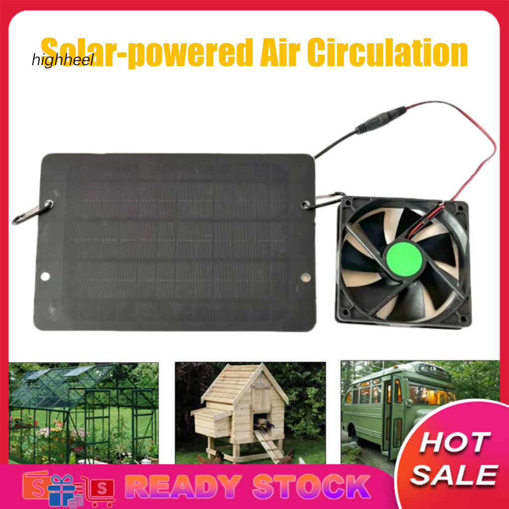 [Ready Stock] Energy-efficient Solar Fan Solar Powered Fan Efficient ...