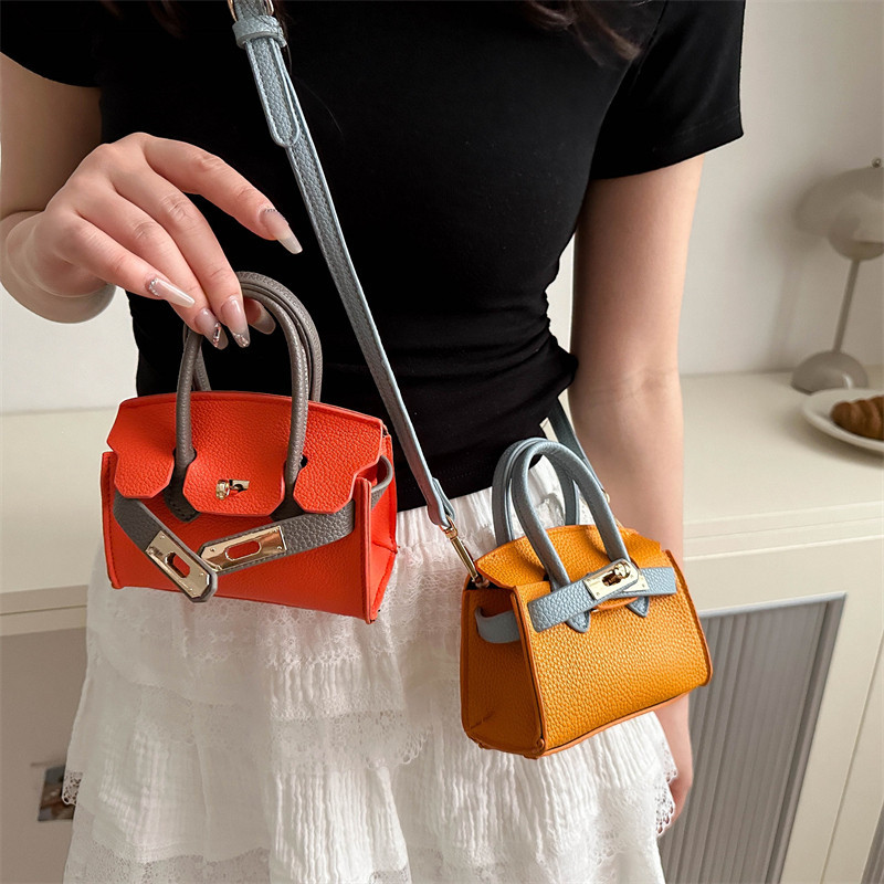 High-quality Pu Leather Mini Birkin Bag Shoulder Bag Stylish Mobile ...