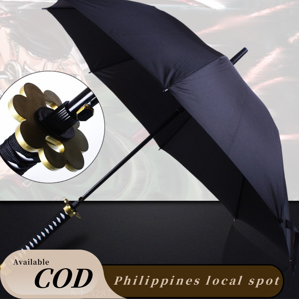 Anime Umbrella Long handle umbrella One Piece Demon Slayer Naruto ...