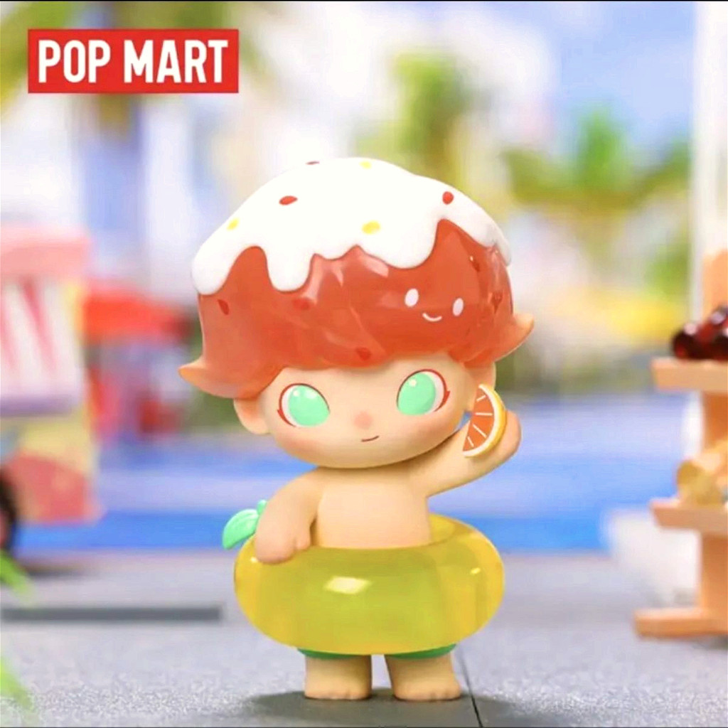 PopMart Dimoo Mango Grapefruit Shaved Ice Hanging Card 3D Finished ...