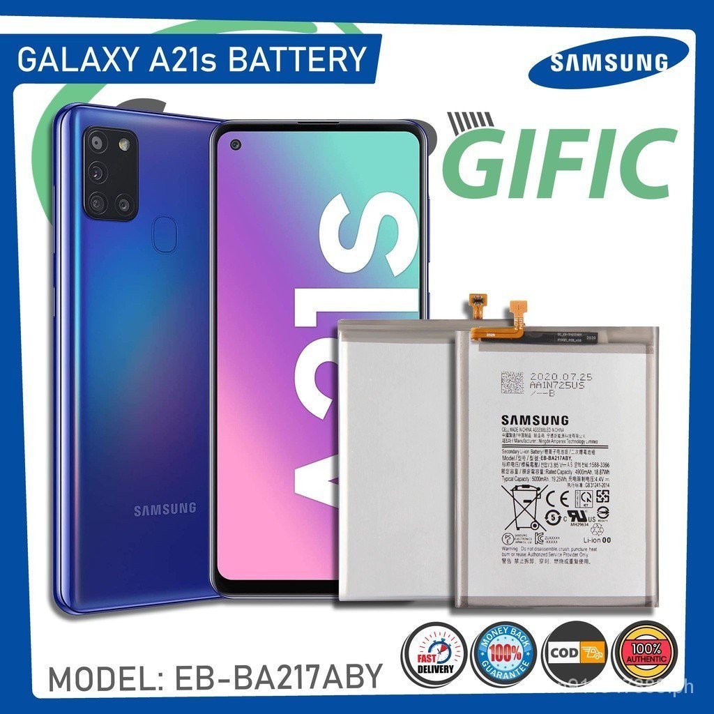 Original Samsung Galaxy A21s Battery Model: EB-BA217ABY (5000mAh ...