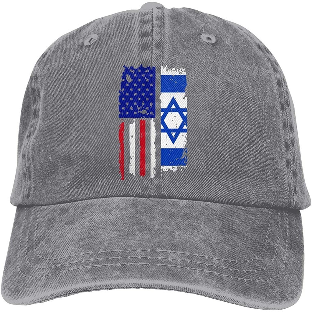 Best Selling Israel American USA Flag Pride Men Women Classic Denim ...