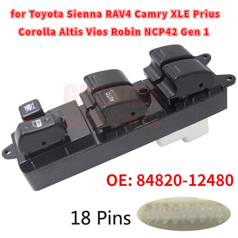 Power Master Window Control Switch for Toyota Sienna RAV4 Camry XLE ...