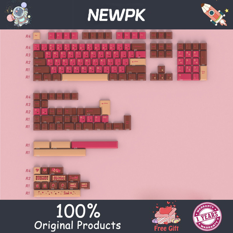 Finalkey mechanical keyboard keycaps, original factory height, five ...