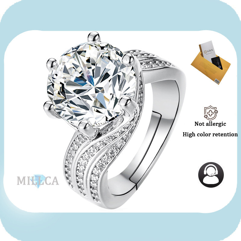 Includes GRA Certificate |Ladies' Ring 5 Karat Luxury Women's Exquisite ...