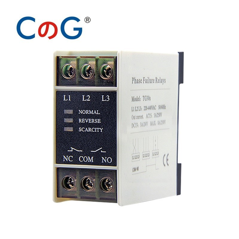 ★TG30S Power 3 Phase 220V~440V 50Hz/60Hz TL-2238 Failure Loss Protection Sequence Relay ...
