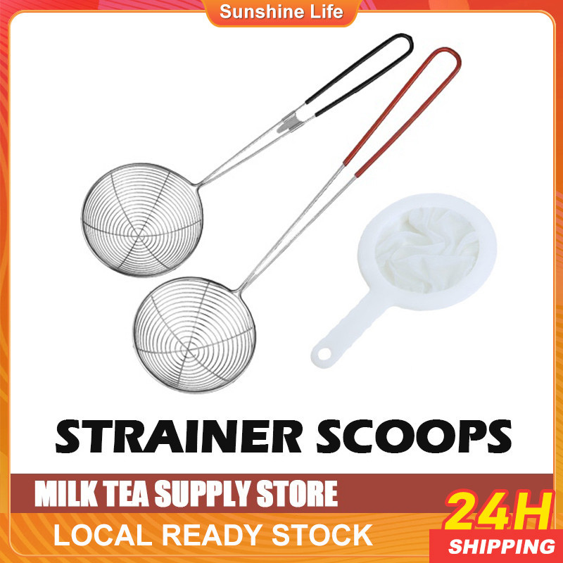 Big Tapioca Pearl Scooper Pearl Strainer Boba Pearl Scooper Stainless ...