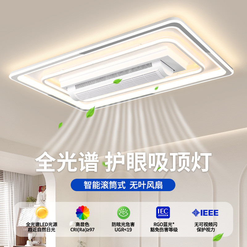 Leafless Fan Lamp Lamp in the Living Room Ceiling Lamp Bedroom Dining ...