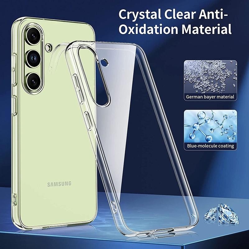 for Samsung Galaxy A55 5G 6.6 inch SM-A556V A556U A556B A556E A5560 Transparent Gel Casing Slim ...