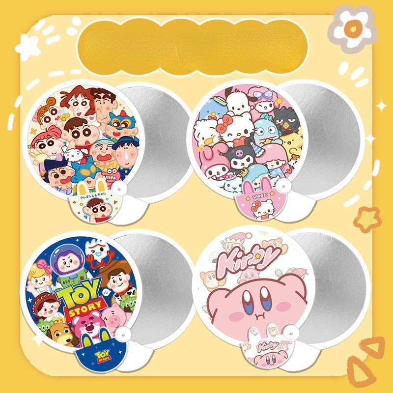 Cute Cartoon Hand Held Fan Multifunctional Reflector Photo Fill Board ...