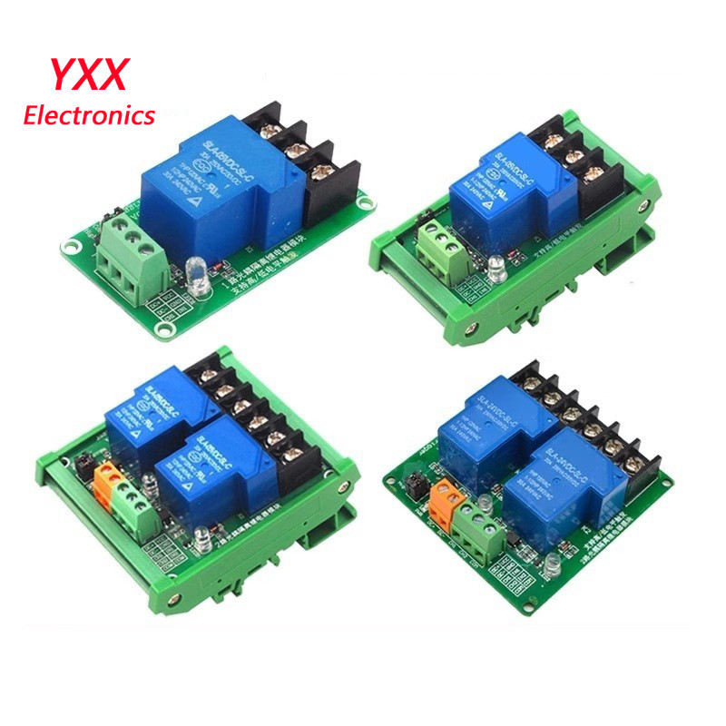 30A 1 / 2 Relay Module with High Current Optocoupler Separation Supports 5V 12V V24V High and ...