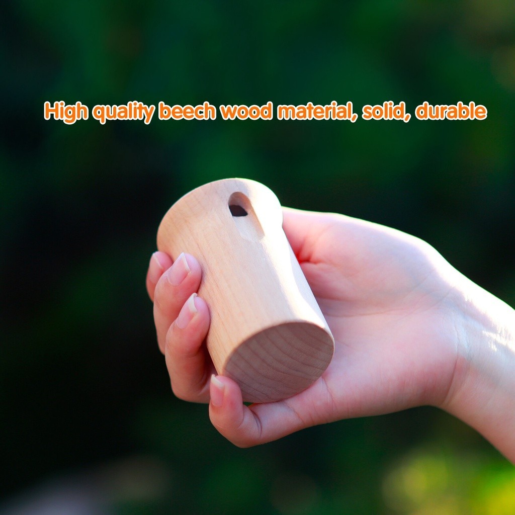 RQ＞Wooden Bird Call Whistle Wood Bird Whistle Flute Educational Musical ...