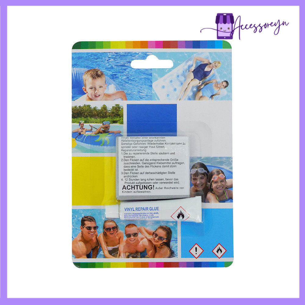 Inflatable Swimming Pool Puncture Repair Patch Kit for Intex Heavy Duty ...