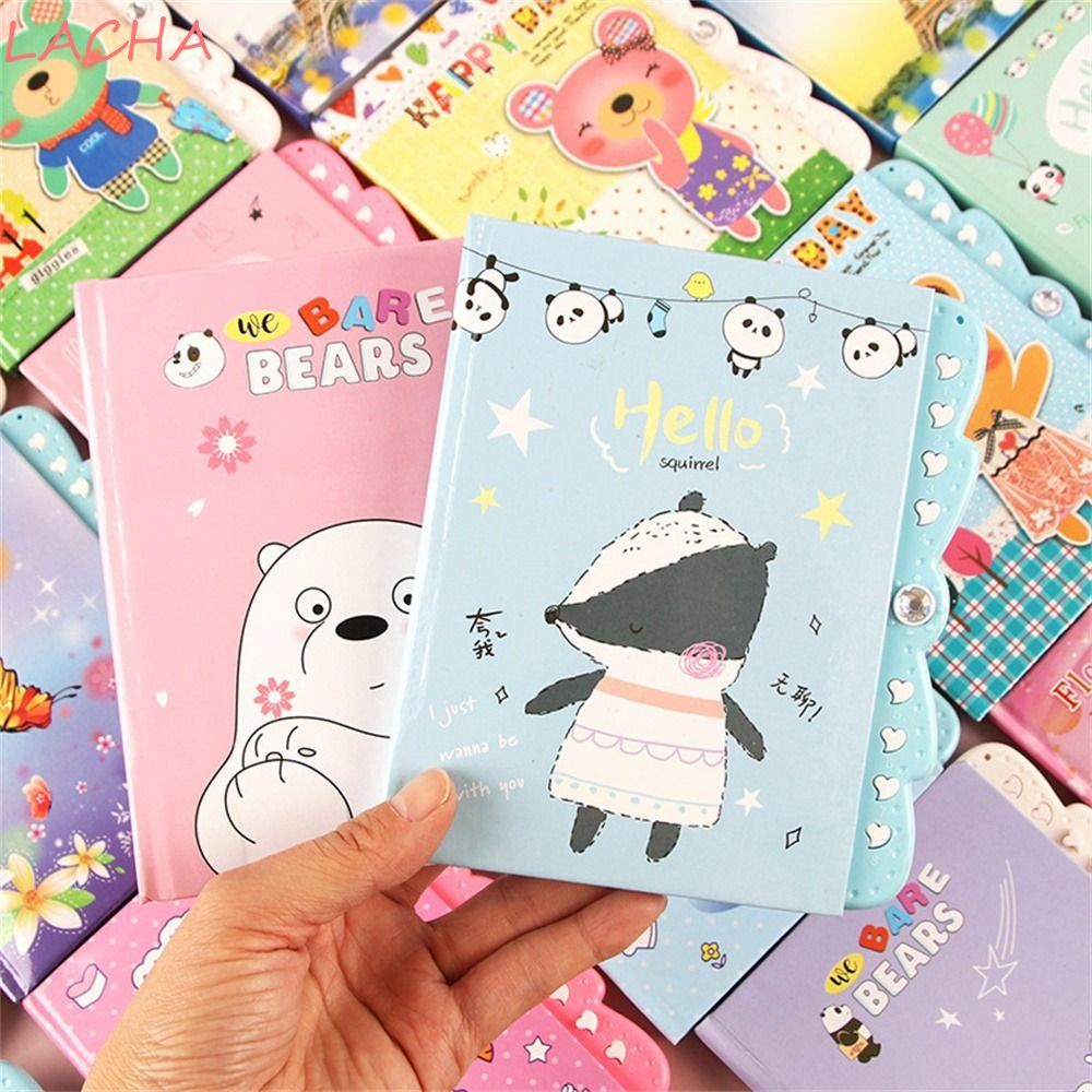 LACHAPELLE Password Diary Kids Prizes Stationery with Lock Animals ...