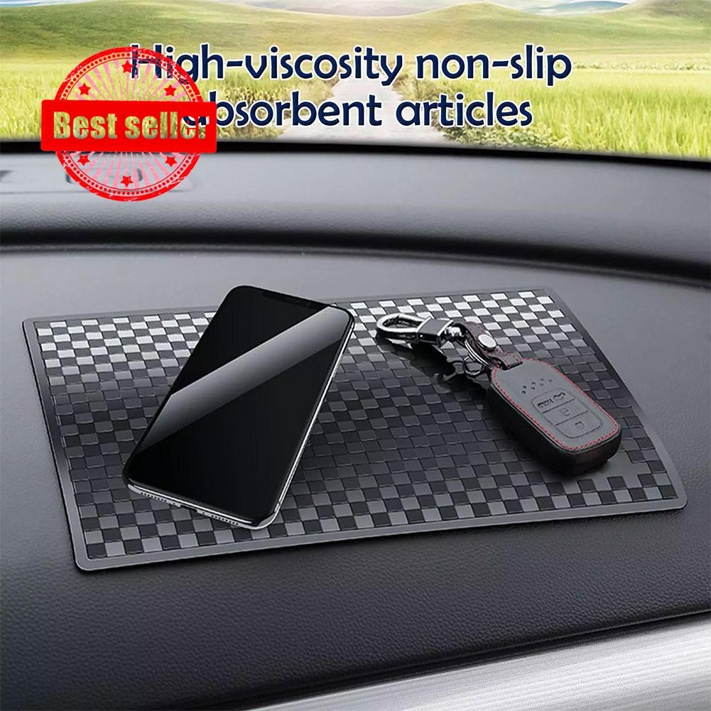 Car Dashboard Sticky Mat Anti Non Slip Gel Pad Dash Gps R2w9 Mobile ...