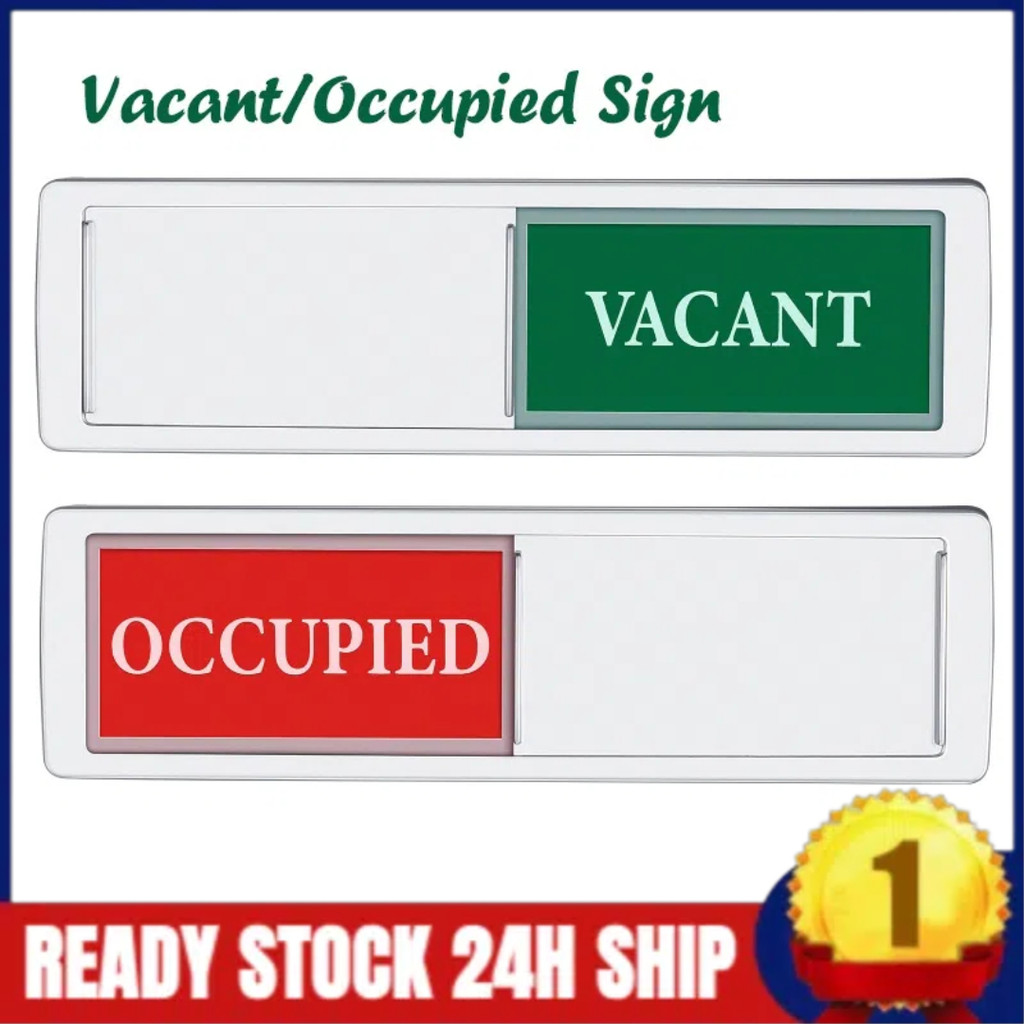 Occupied Vacant Door Sign for Office Meeting Room Door Occupied Vacant ...