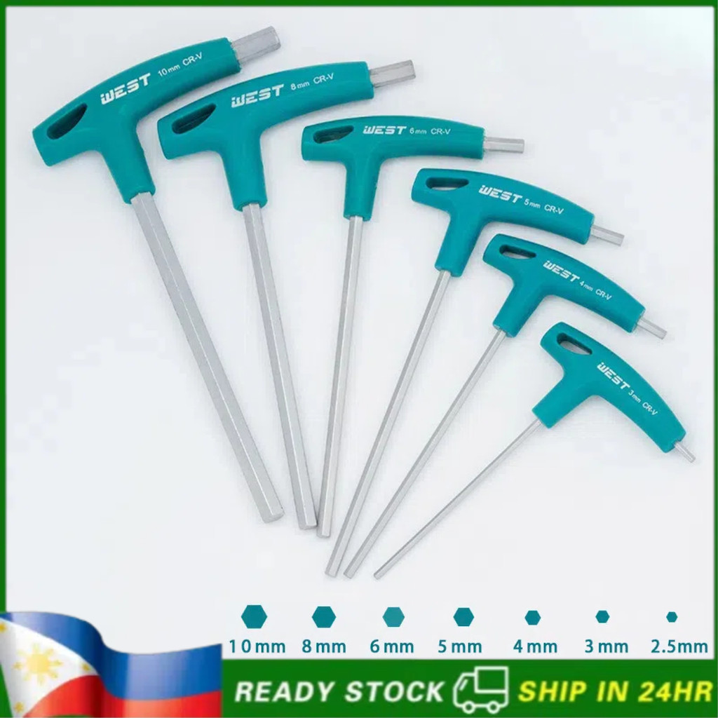 1PC CF 2mm-10mm T Type Hex Key Allen Wrench Set Hexagonal Wrench with ...