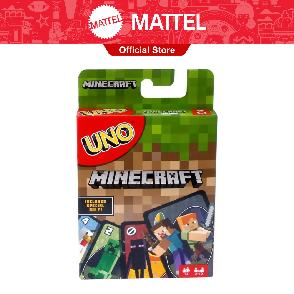 UNO Minecraft Inspired Play Card from the Movie Minecraft for Kids ...