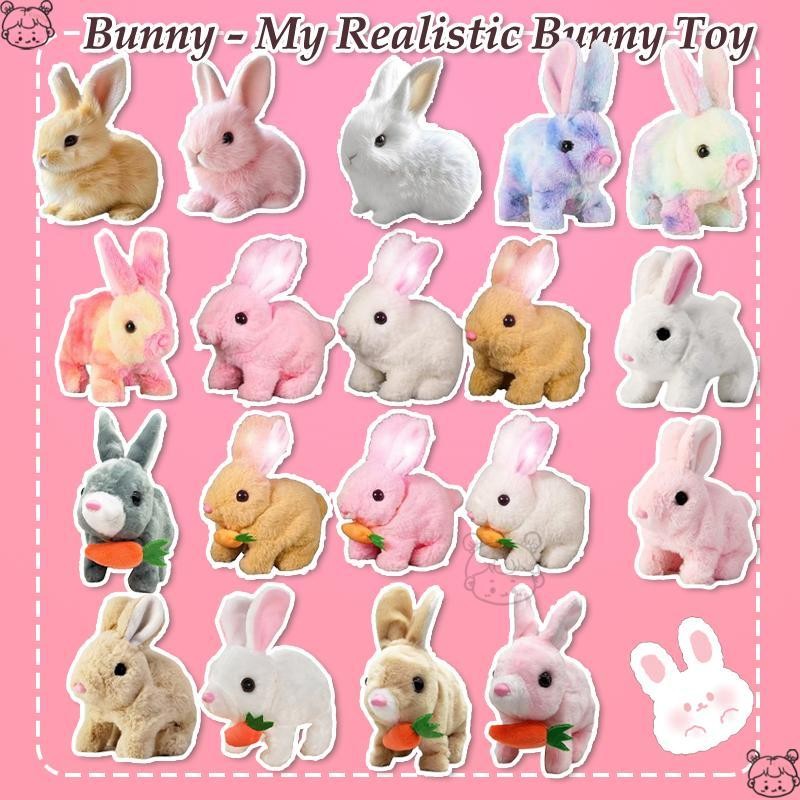 Bunny - My Realistic Bunny Toy for Kids Stuffed Animals Hopping Robotic ...