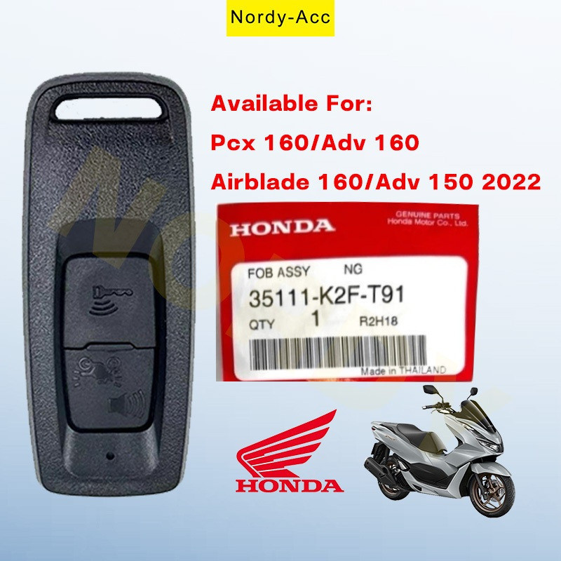 Honda PCX160 Remote Control Key 2021-2024 (WW160M, NP STD model / AM ...