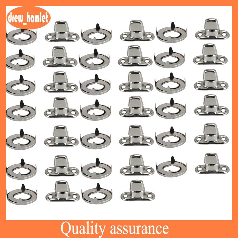 20 Sets Marine Grade Twist Lock Fasteners Turn Button Eyelet and Stud ...