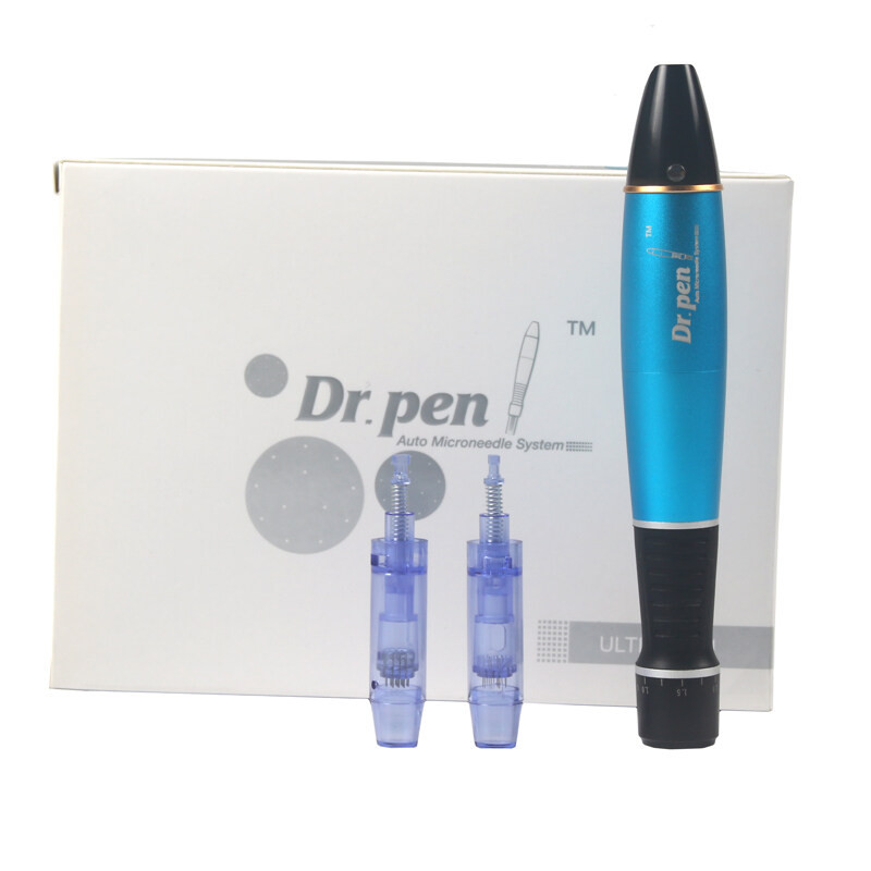 Wireless Dr Pen A1W drpen A1 Blue DermaPen 3mm Adjustable Length ...
