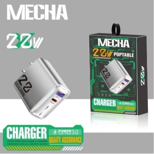 REDI NEW PD+USB Night Glow Display Super Fast Charge Adapter Travel ...